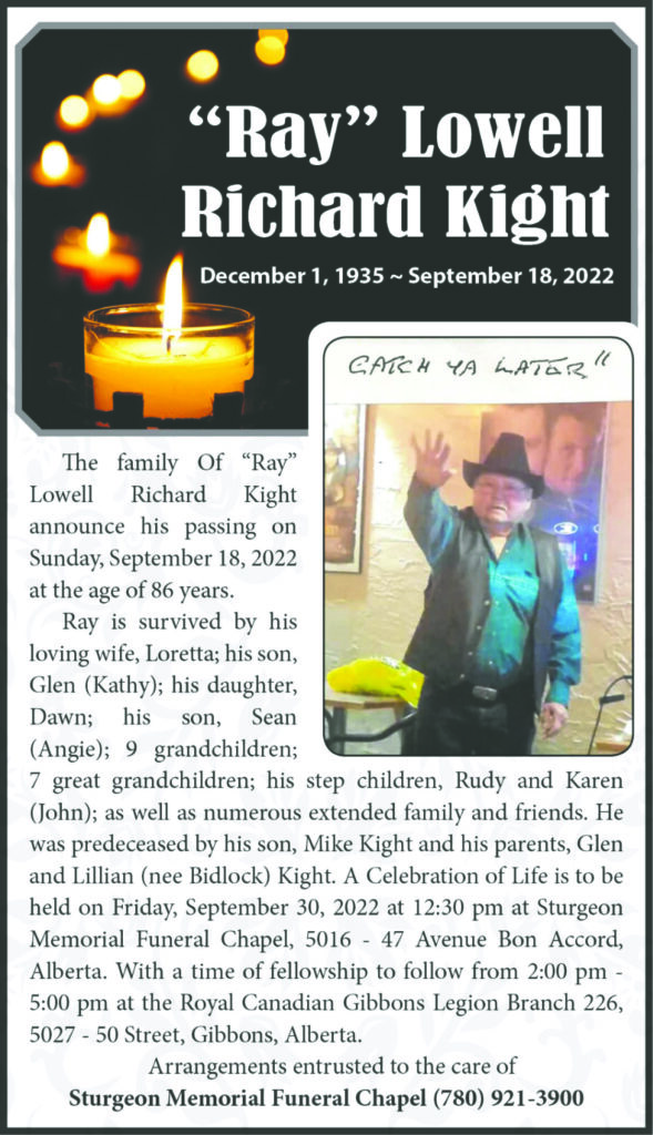 “Ray” Lowell Richard Kight