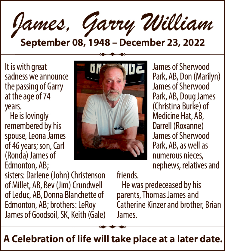 James, Garry William